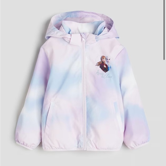 H&M | Jackets & Coats | Hm Disney Kids Frozen Elsa Anna Windbreaker ...